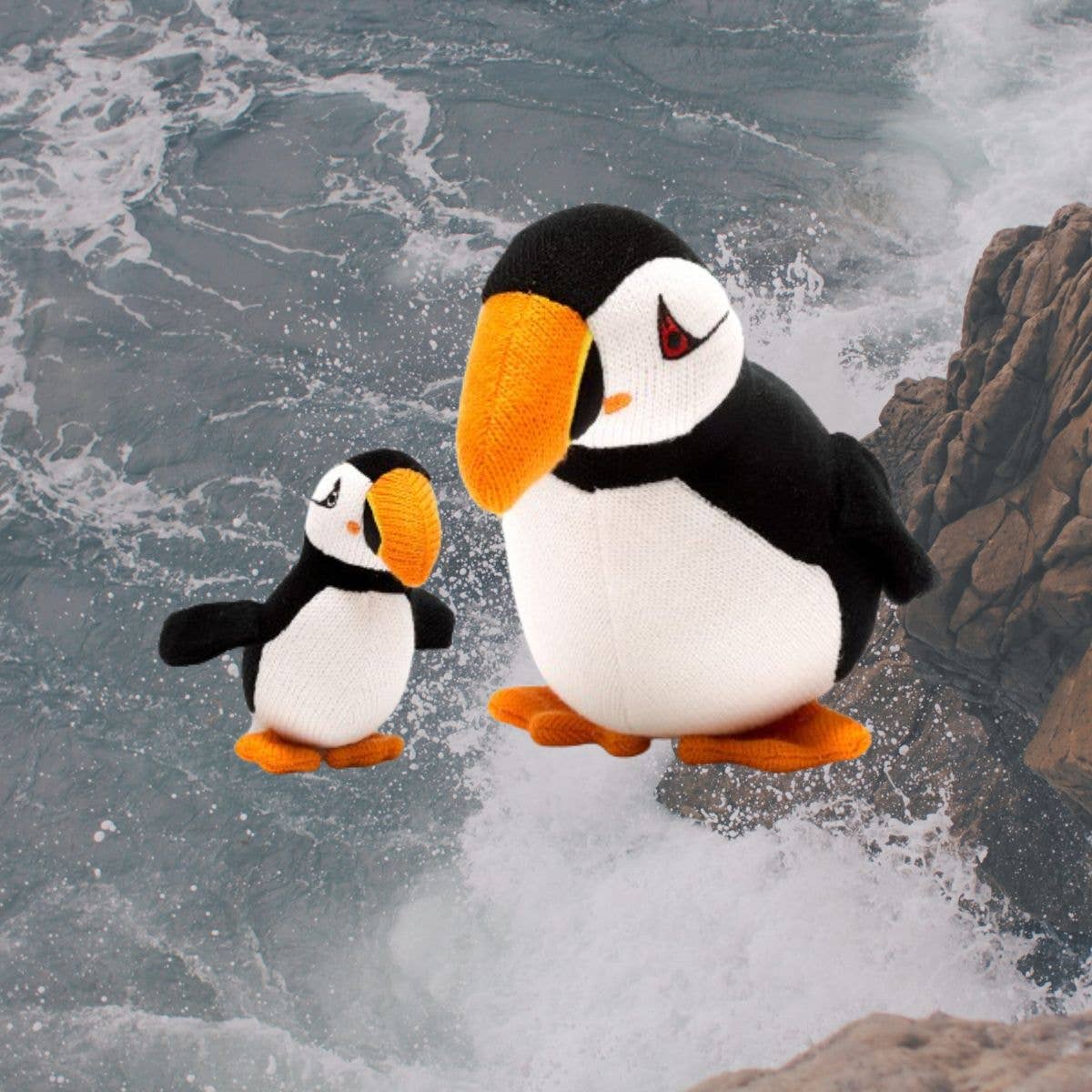 Knitted Puffin Plush Toy – UNICORNIO STUDIO