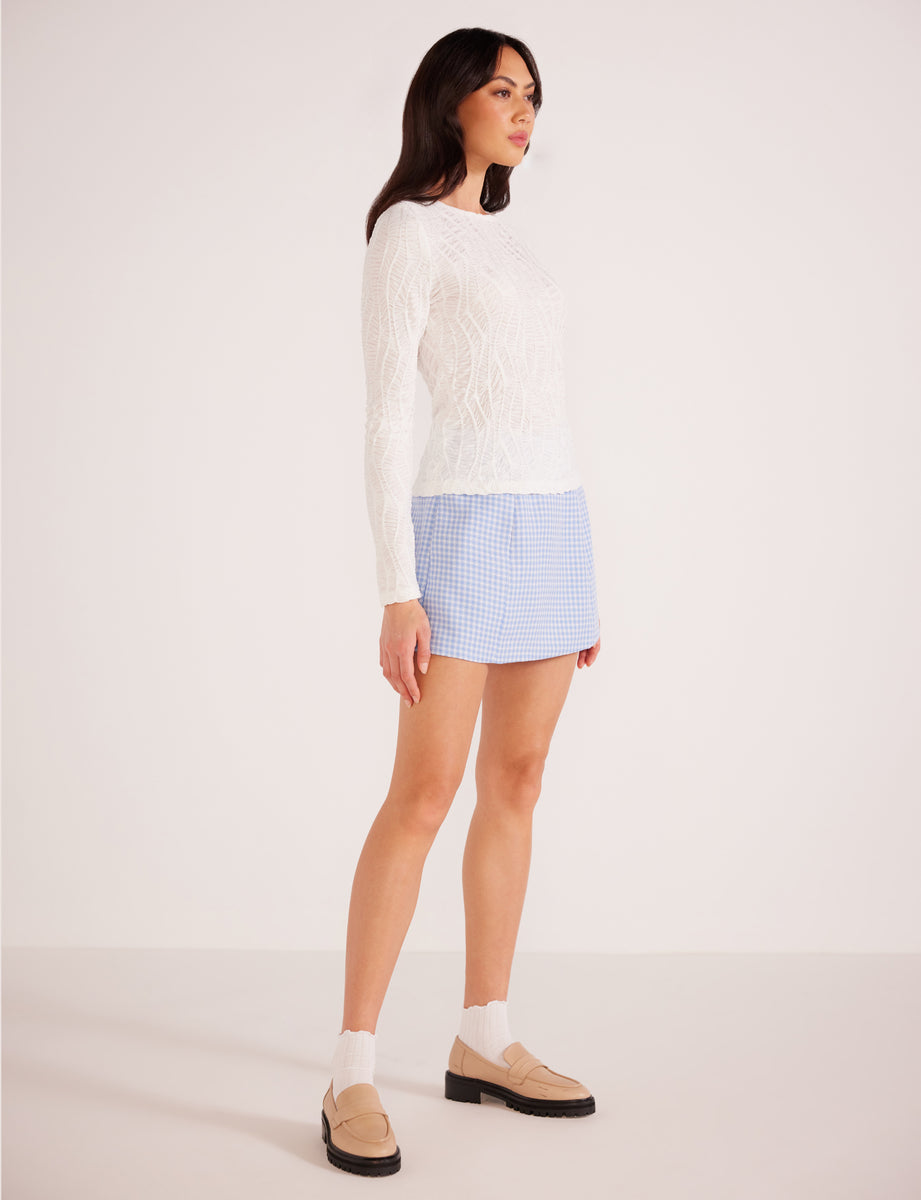 PENNY CHECK SKORT – UNICORNIO STUDIO